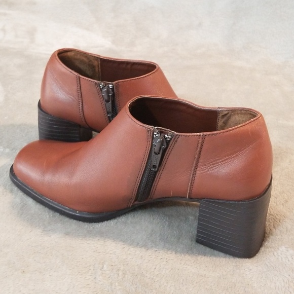 Laura Scott | Shoes | Laura Scott Size 6m Brown Leather Half Boot ...